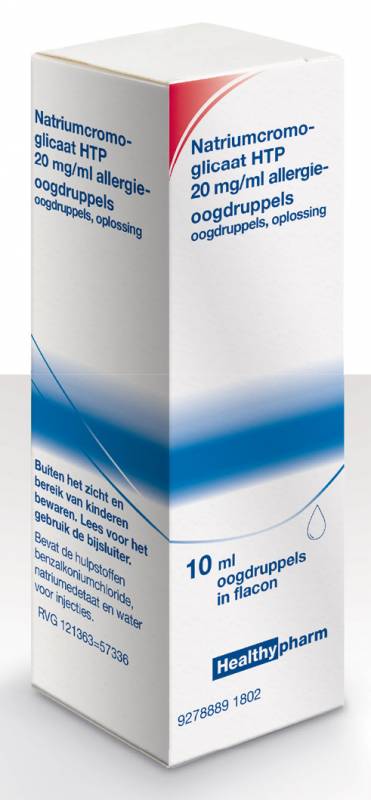 Natriumcromoglicaat HTP 20 mg/ml, allergieoogdruppels ...